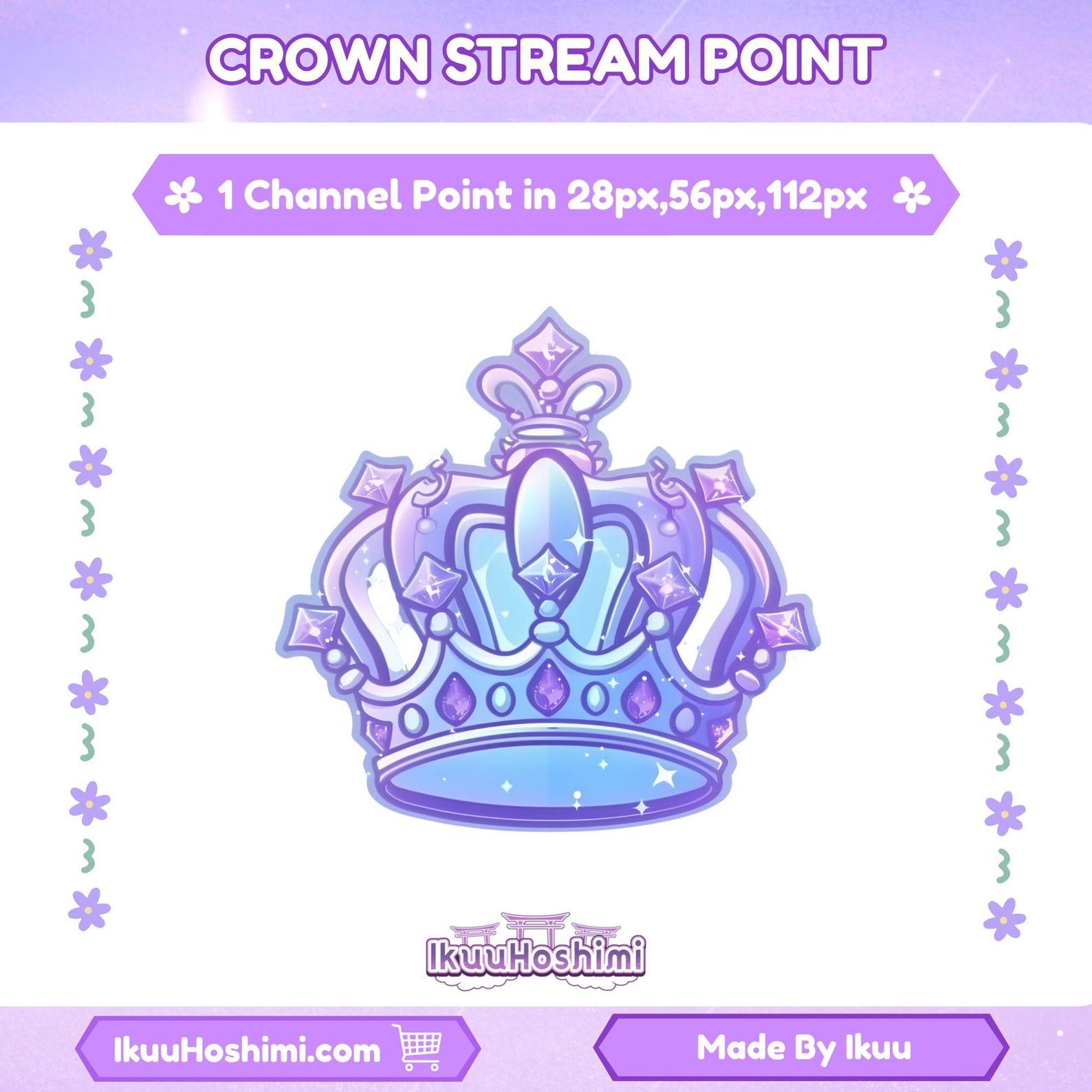 Crown Channel Points for Twitch | Twitch Channel Point, Twitch Emotes ...