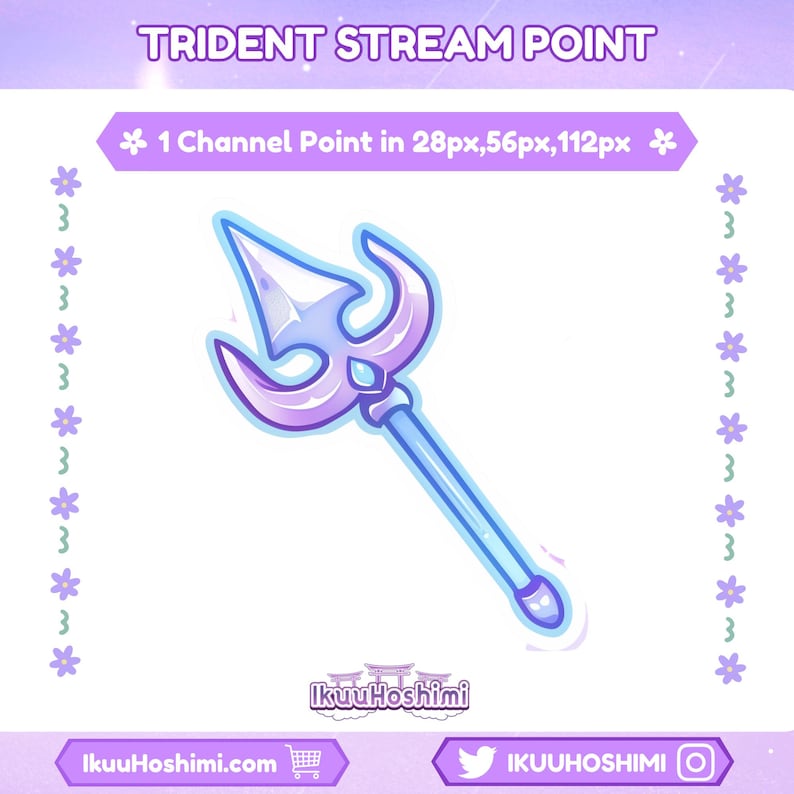 Trident Channel Points for Twitch | Twitch Channel Point, Twitch Emotes ...