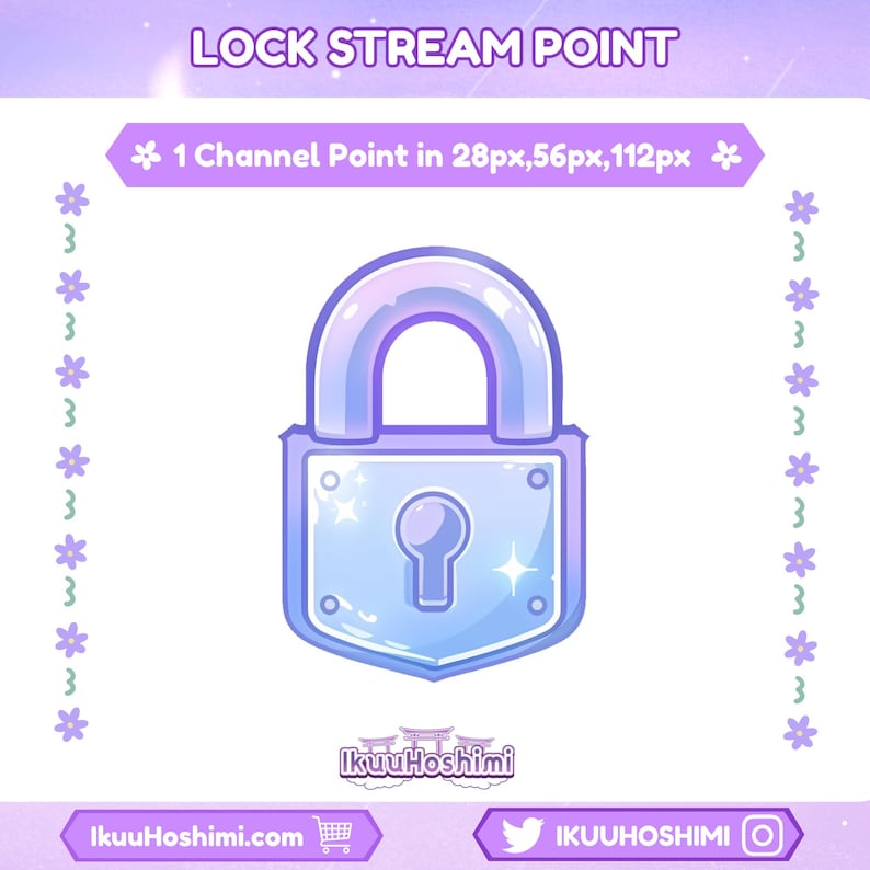 Lock Channel Points for Twitch | Twitch Channel Point, Twitch Emotes ...