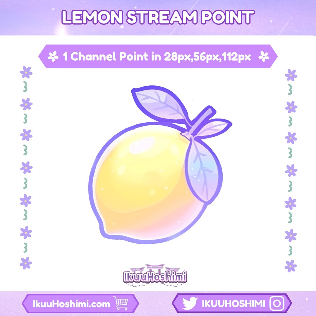 Lemon Channel Points for Twitch | Twitch Channel Point, Twitch Emotes ...