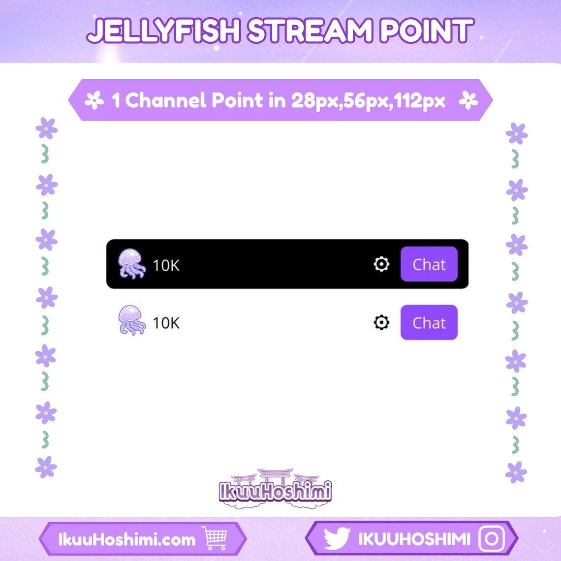 Jellyfish Channel Points for Twitch | Twitch Channel Point, Twitch ...
