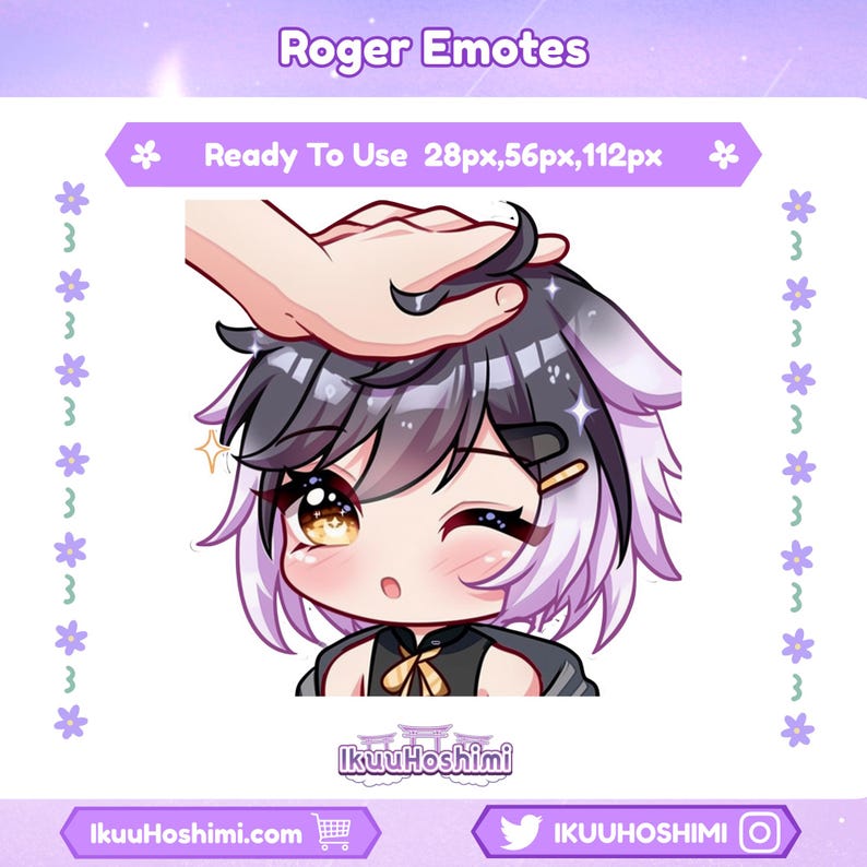 Rover Emotes | Custom Emotes | Writing Emote | Custom Twitch Emotes ...