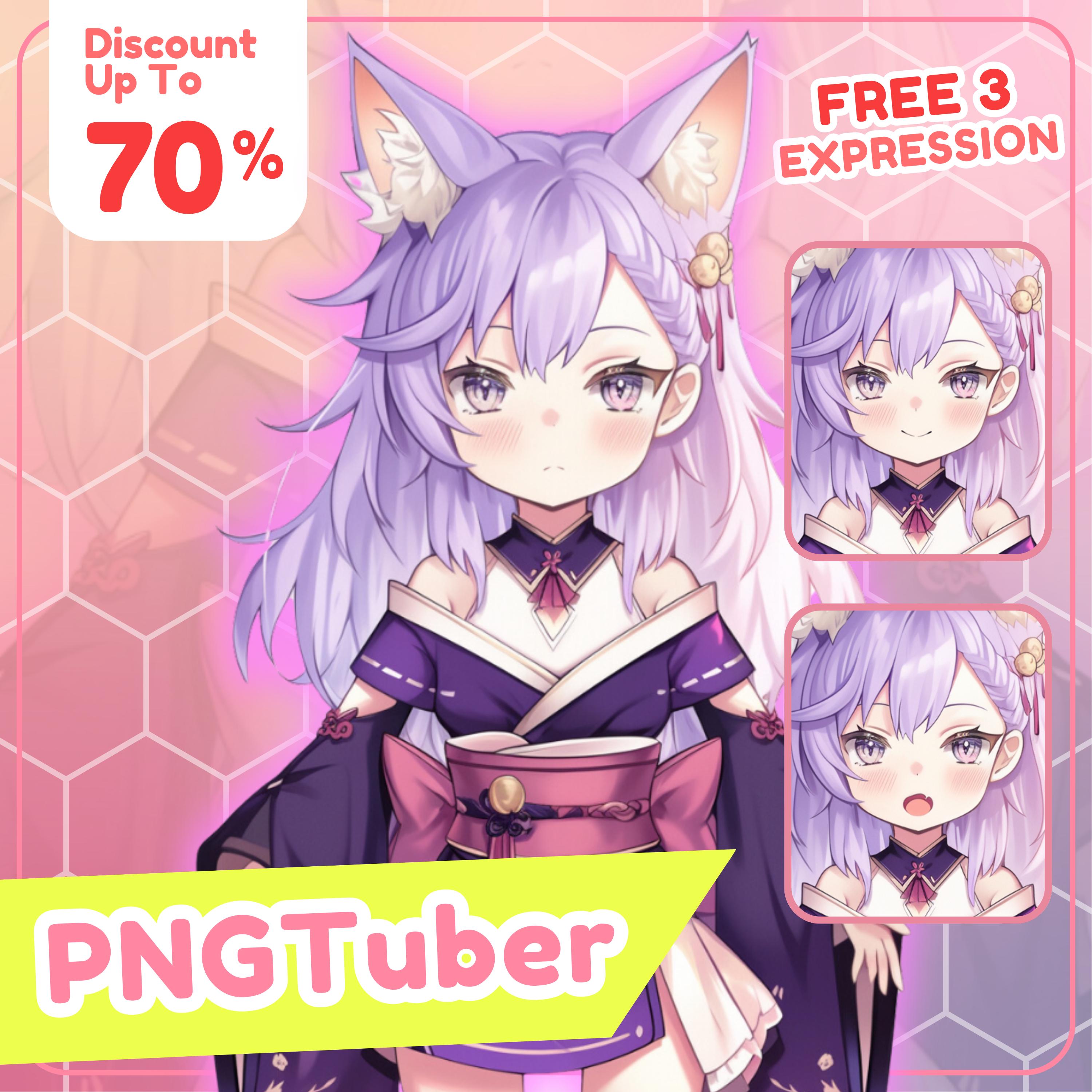 CUSTOM CHIBI PNGTUBER Model Pngtuber Asset Pngtuber Character Vtuber ...
