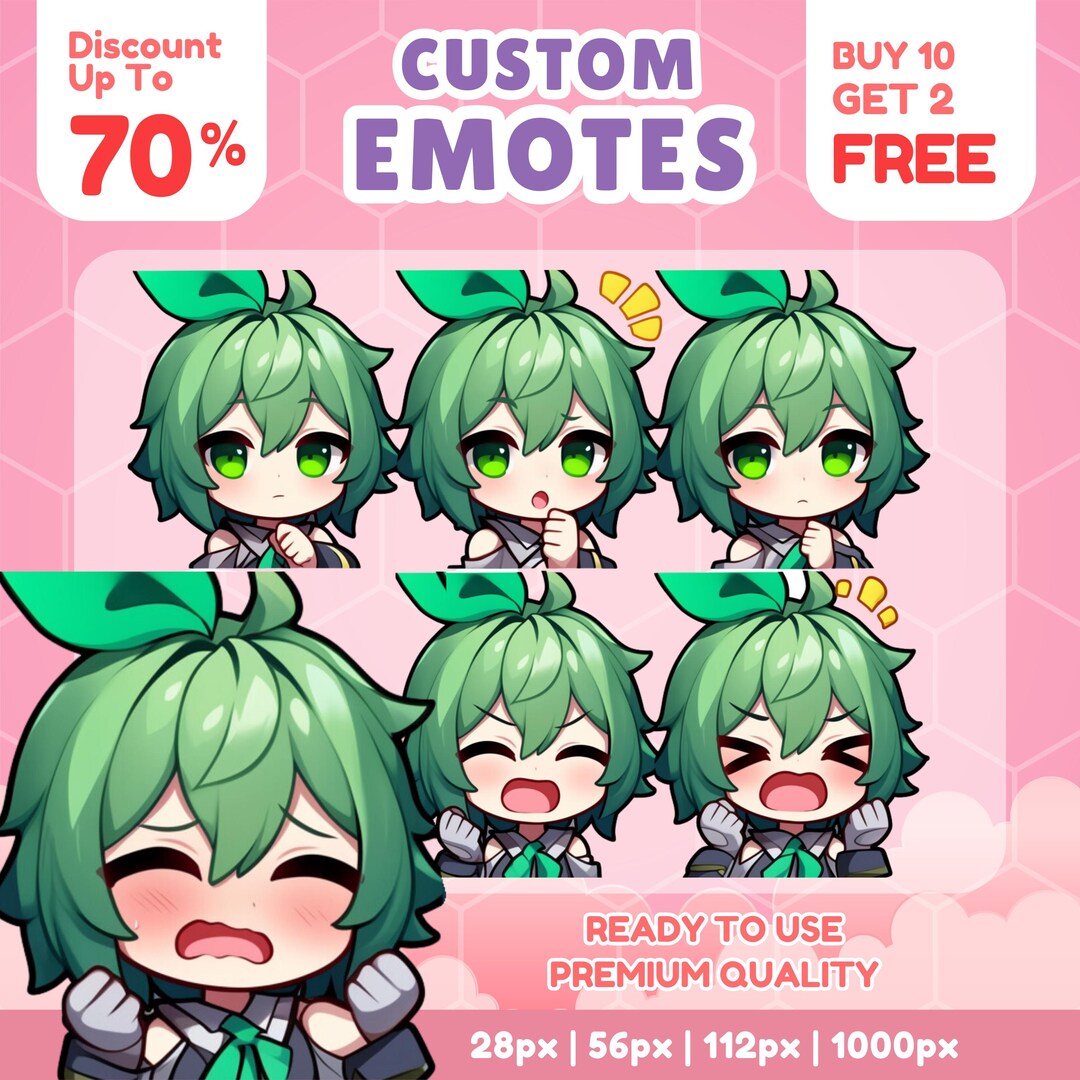 CUSTOM EMOTES FOR Twitch | Animated Emotes | Twitch Emotes for Stream ...