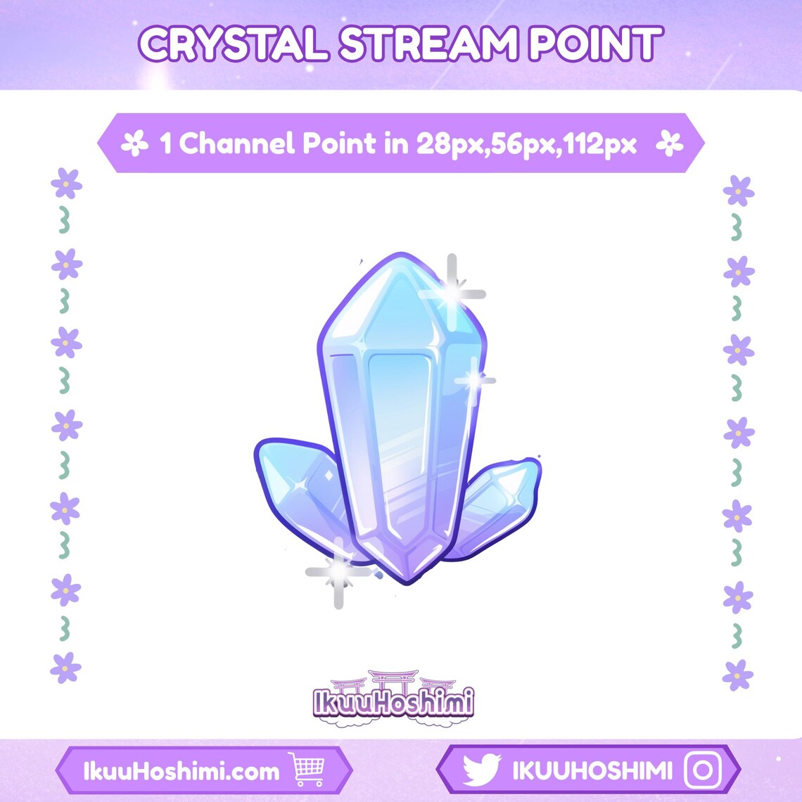 Crystal Channel Points for Twitch | Twitch Channel Point, Twitch Emotes ...