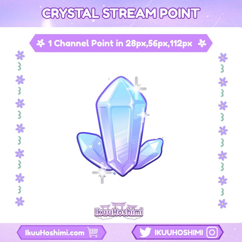 Crystal Channel Points for Twitch | Twitch Channel Point, Twitch Emotes ...