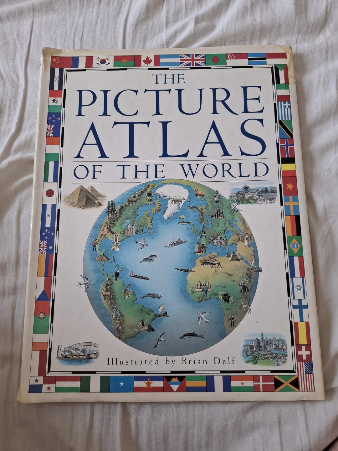 Vintage Big Picture Atlas of the World 1991 -perfect for Kids - Etsy