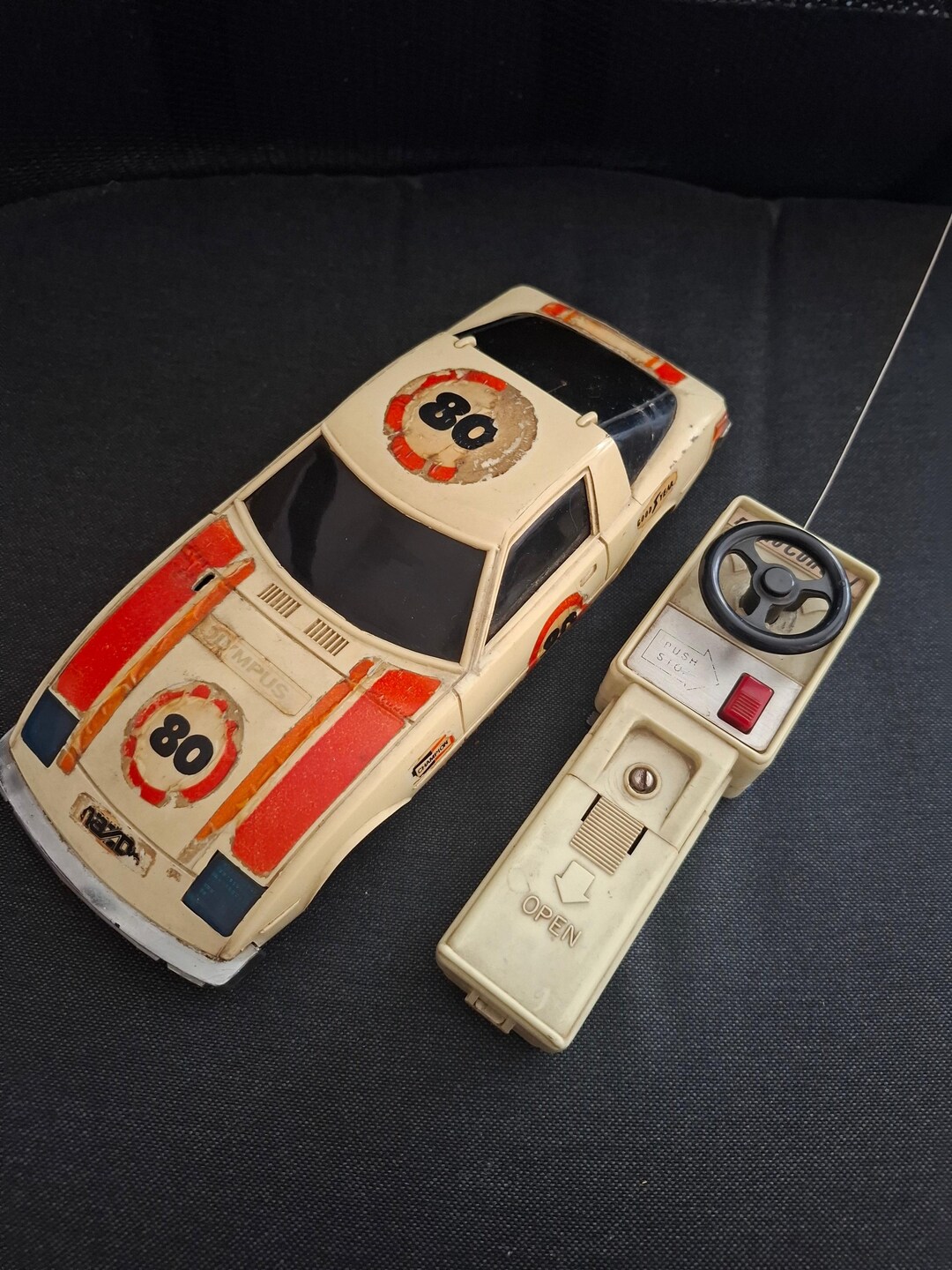 Vintage 80s Plastic Mazda RX-7 Race Car RC Toy #80 - 1:18 Scale - Etsy