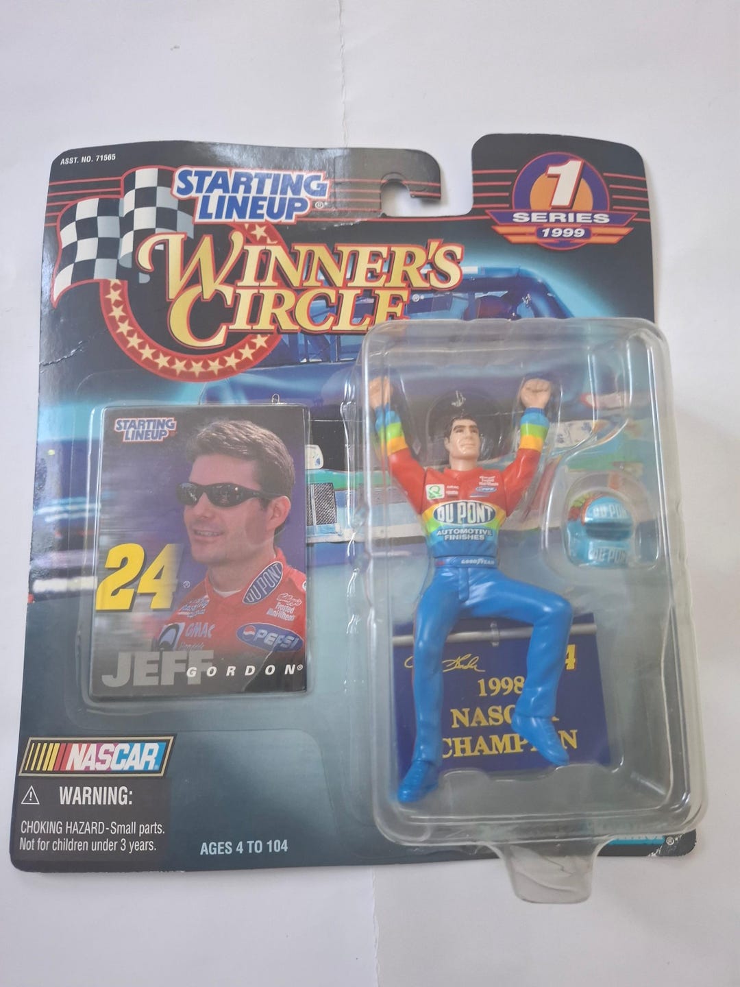 1999 Jeff Gordon Dupont Rainbow NASCAR Figure – Winner’s Circle Series ...