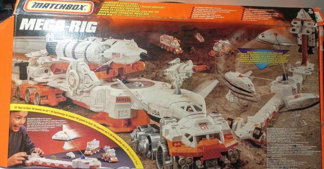 Matchbox Powered Space Base Mega-rig 35854 Mattel Wheels 1998 - Etsy