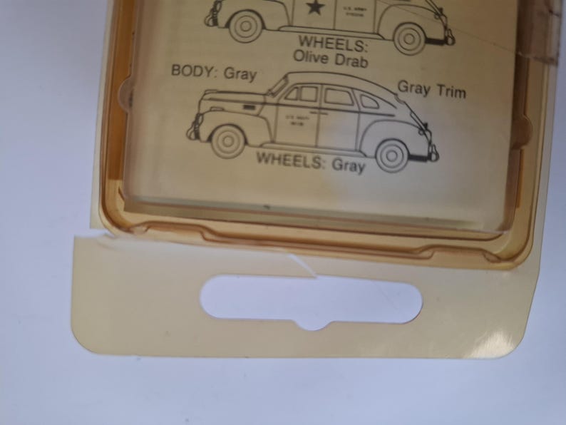 Rare Magnuson Models HO Scale 1940s Sedan 439-920 Vintage Miniature 1: ...