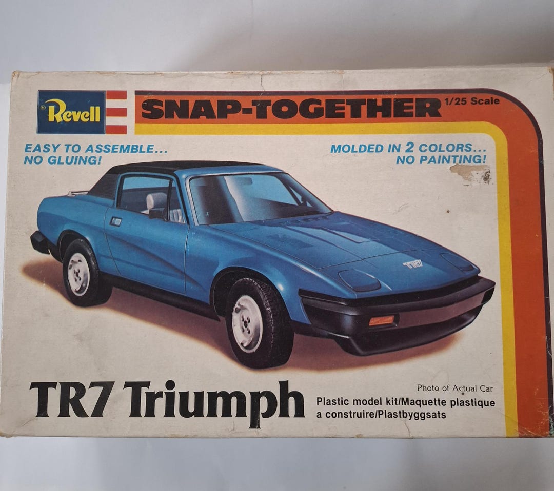 Revell Snap-together TR7 Triumph Model Kit 1/25 Scale in Box - Etsy