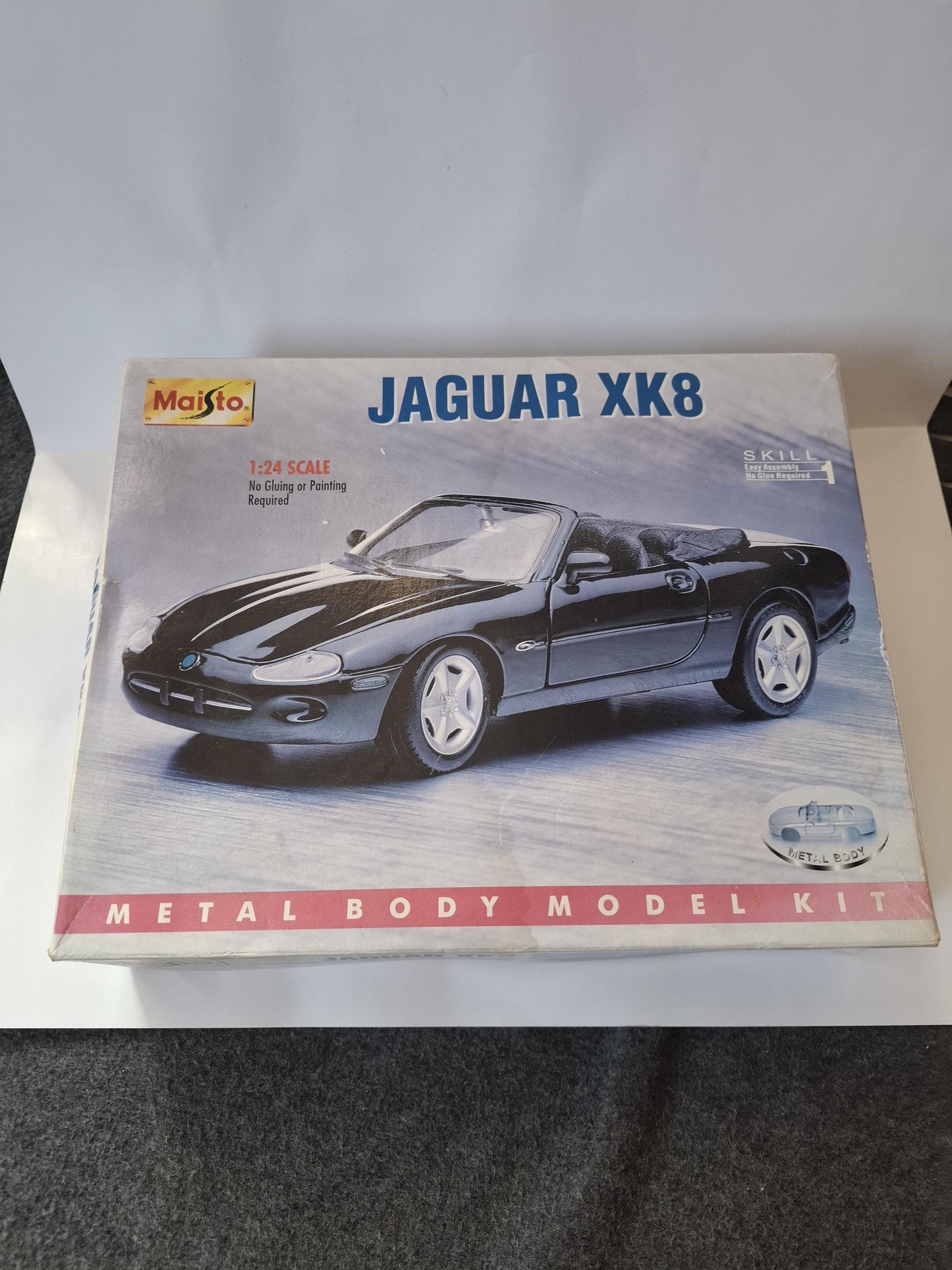 Maisto Vintage Jaguar XK8 1/24 Scale Metal Body Model Kit - Etsy