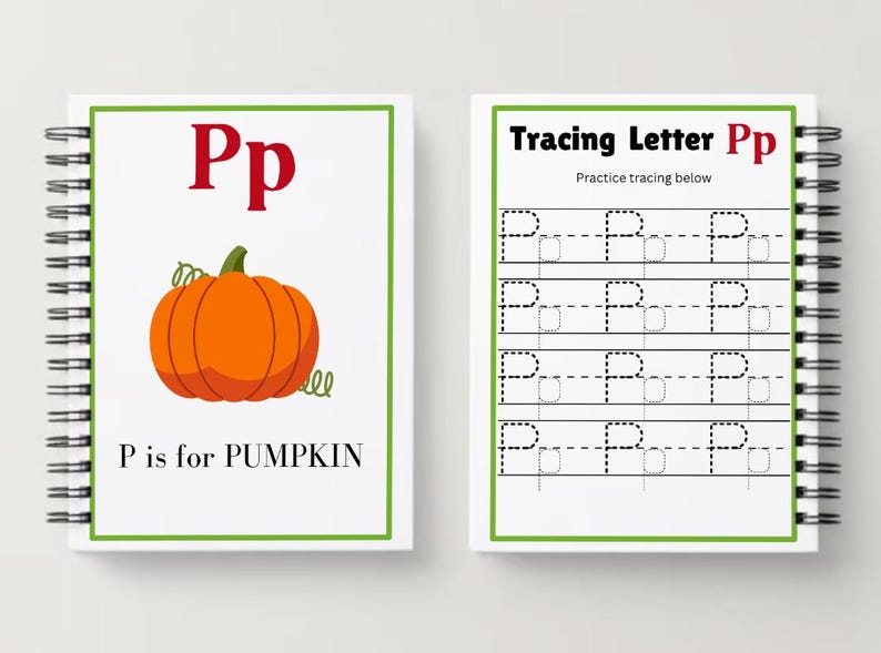 Children’s ABC Tracing Workbook / Activity Book - Etsy
