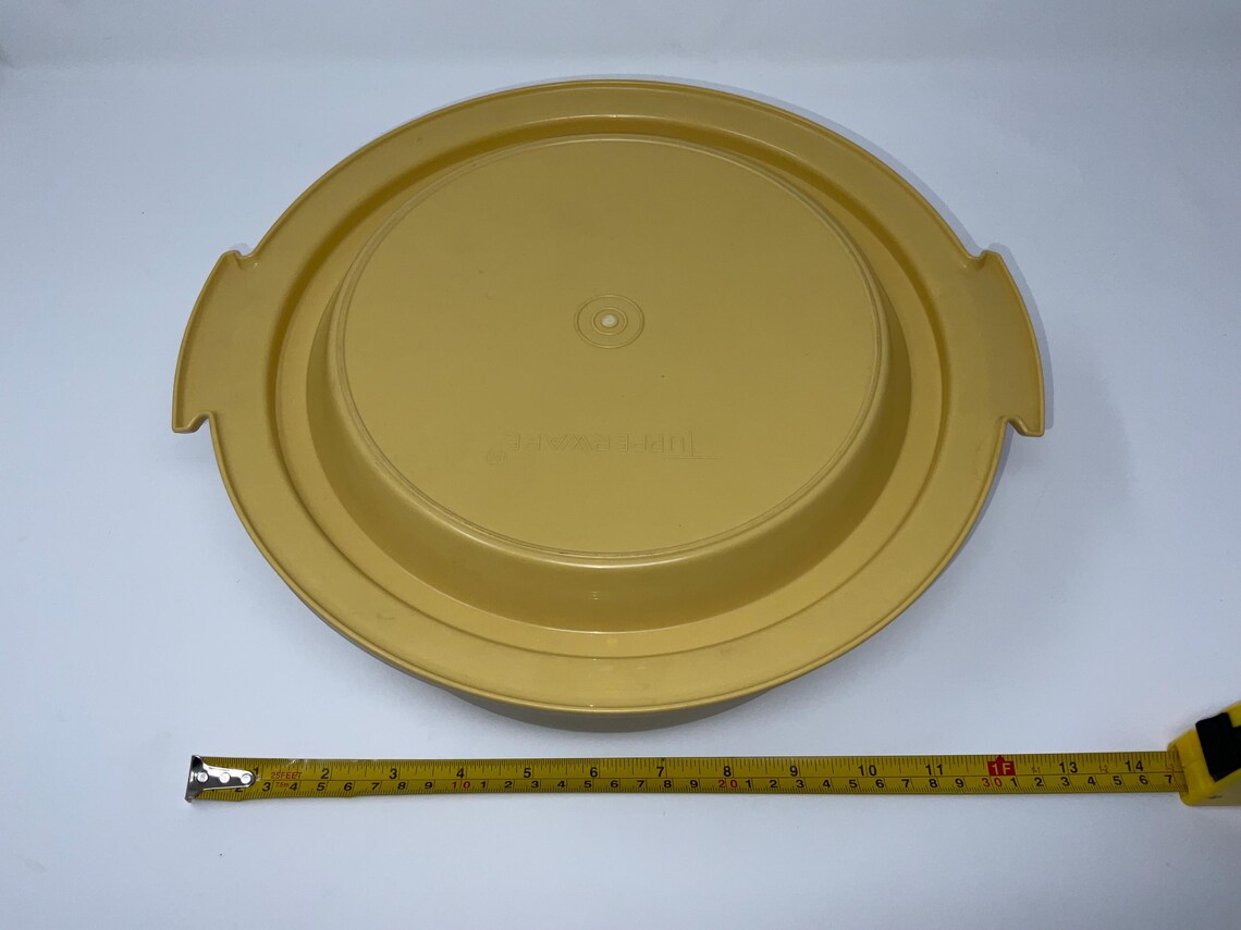 Vintage Tupperware Pie Carrier Harvest Yellow Gold - Etsy