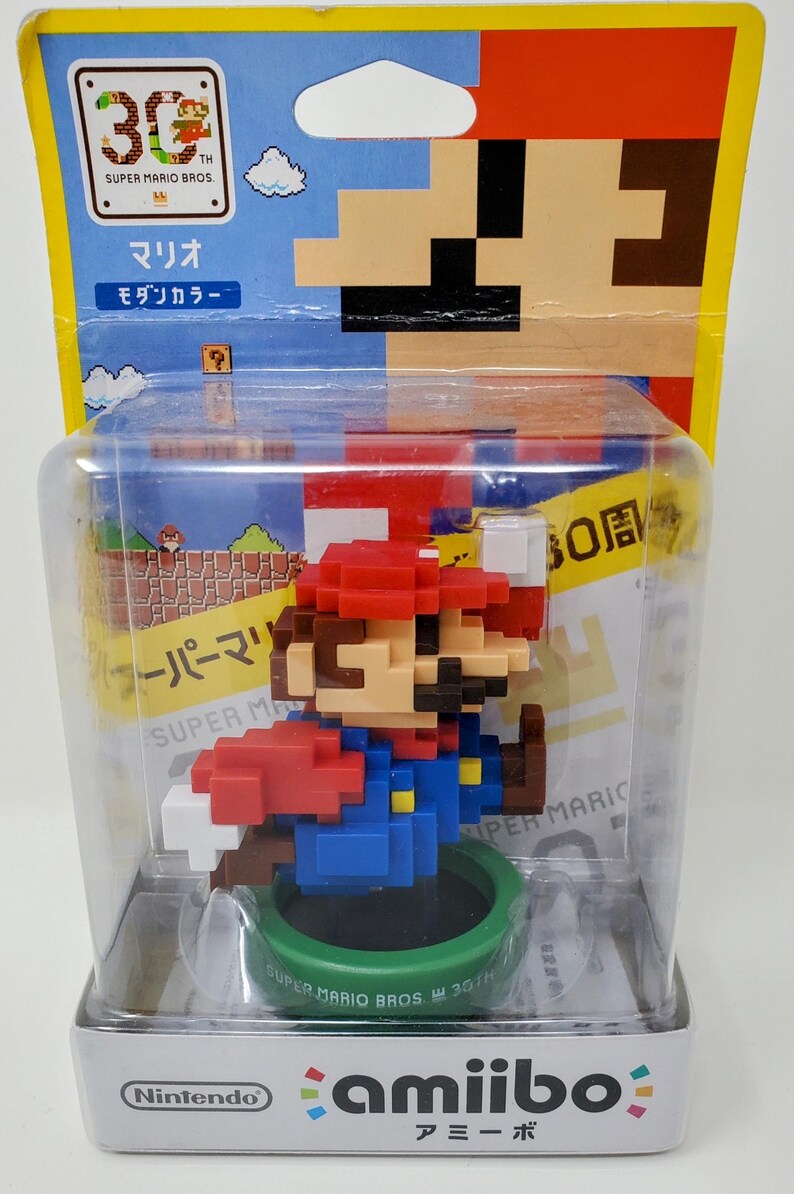 Mario Amiibo Super MARIO 30th Series, Modern Colors, Nintendo NEW From ...