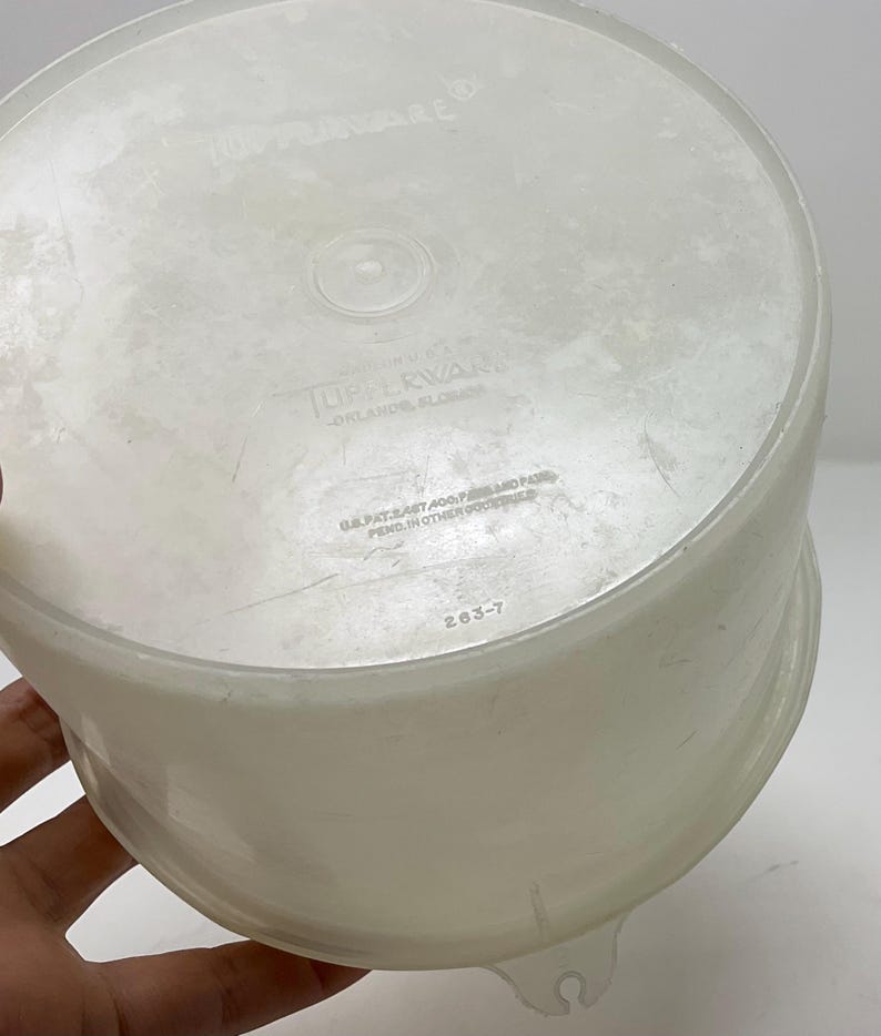 Vintage Tupperware Container, Model Number 263-7 With Lid 238-25 - Etsy