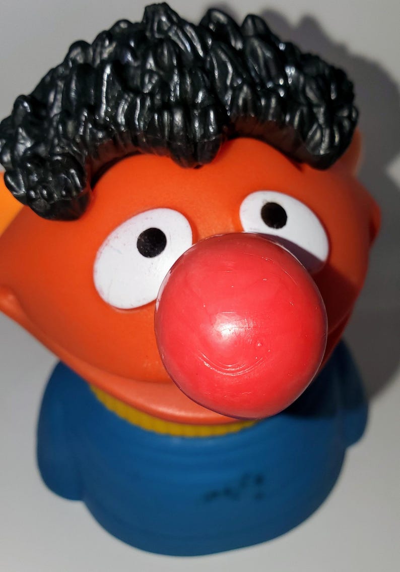 Vintage Sesame Street Ernie Head Puzzle Toy 1978 Muppets (stain) - Etsy