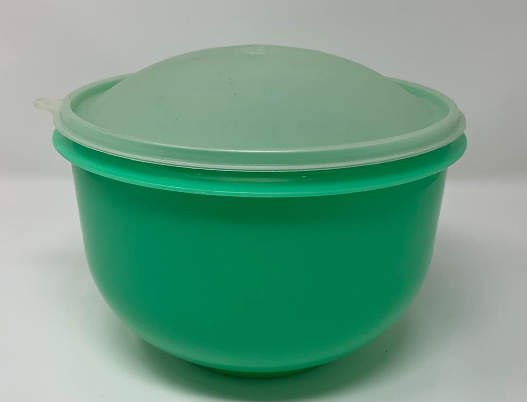 Vintage Tupperware Lettuce Keeper 1424 Bowl Dome Lid 1425 and Spike 681 ...