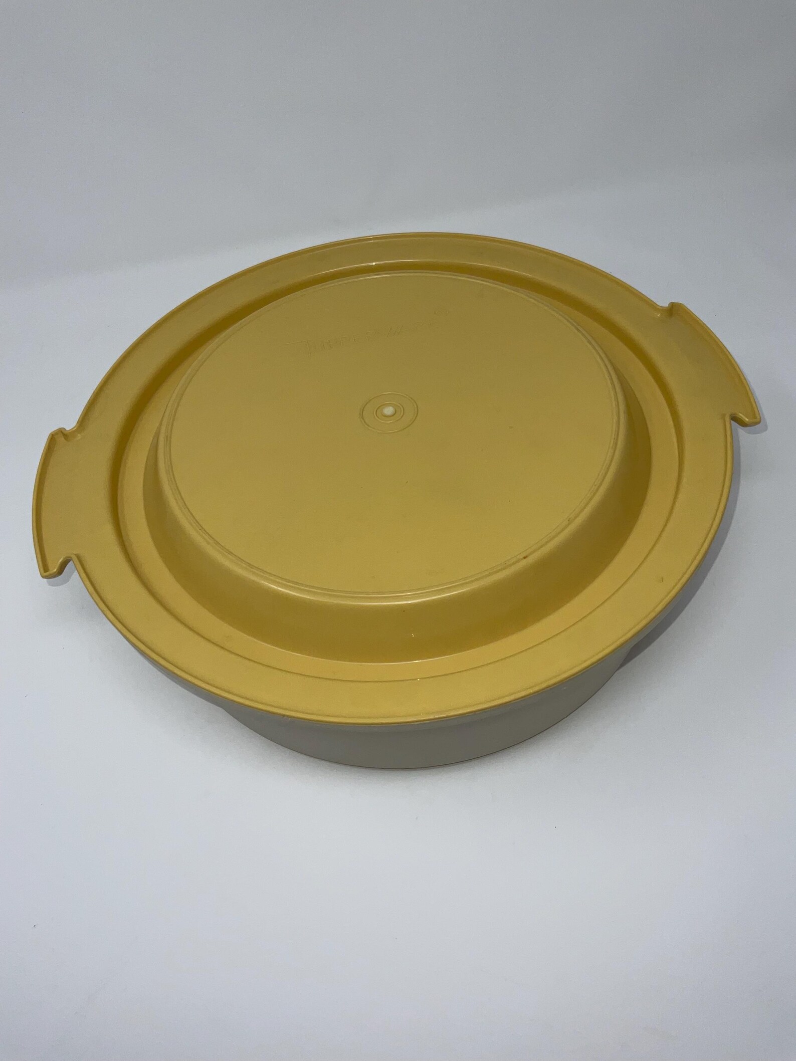 Vintage Tupperware Pie Carrier Harvest Yellow Gold - Etsy