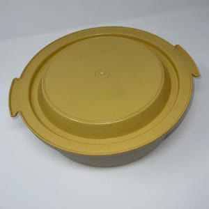 Vintage Tupperware Pie Carrier Harvest Yellow Gold - Etsy
