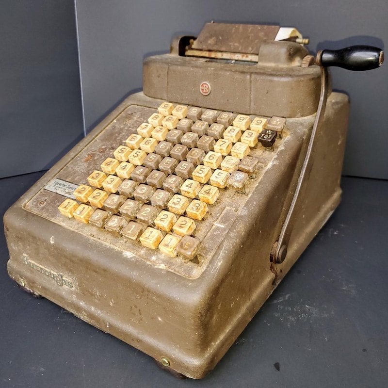 Antique Adding Machine - Etsy