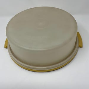 Vintage Tupperware Pie Carrier Harvest Yellow Gold - Etsy