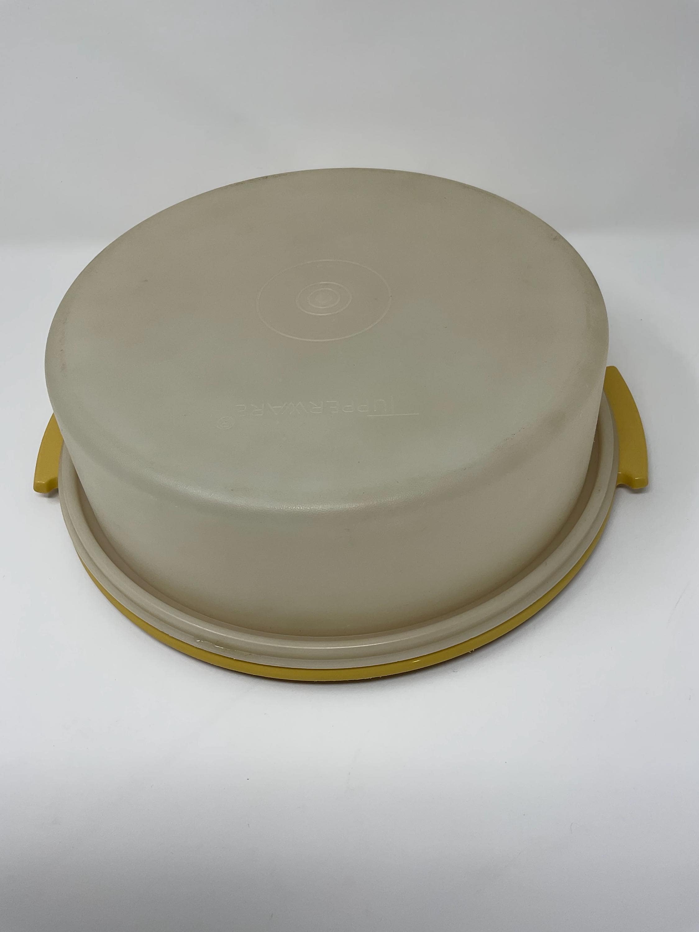 Vintage Tupperware Pie Carrier Harvest Yellow Gold - Etsy