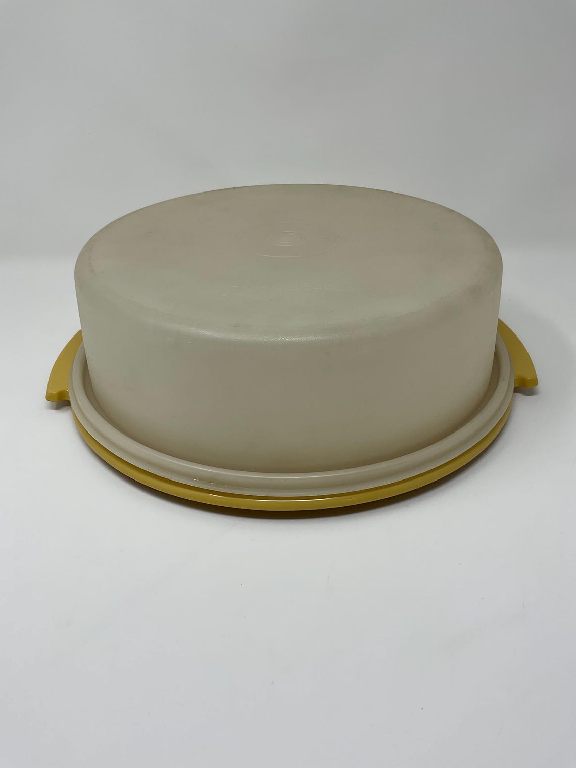 Vintage Tupperware Pie Carrier Harvest Yellow Gold - Etsy