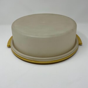 Vintage Tupperware Pie Carrier Harvest Yellow Gold - Etsy