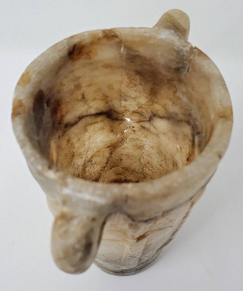 Ancient Egyptian Alabaster Jar / Beaker - Etsy