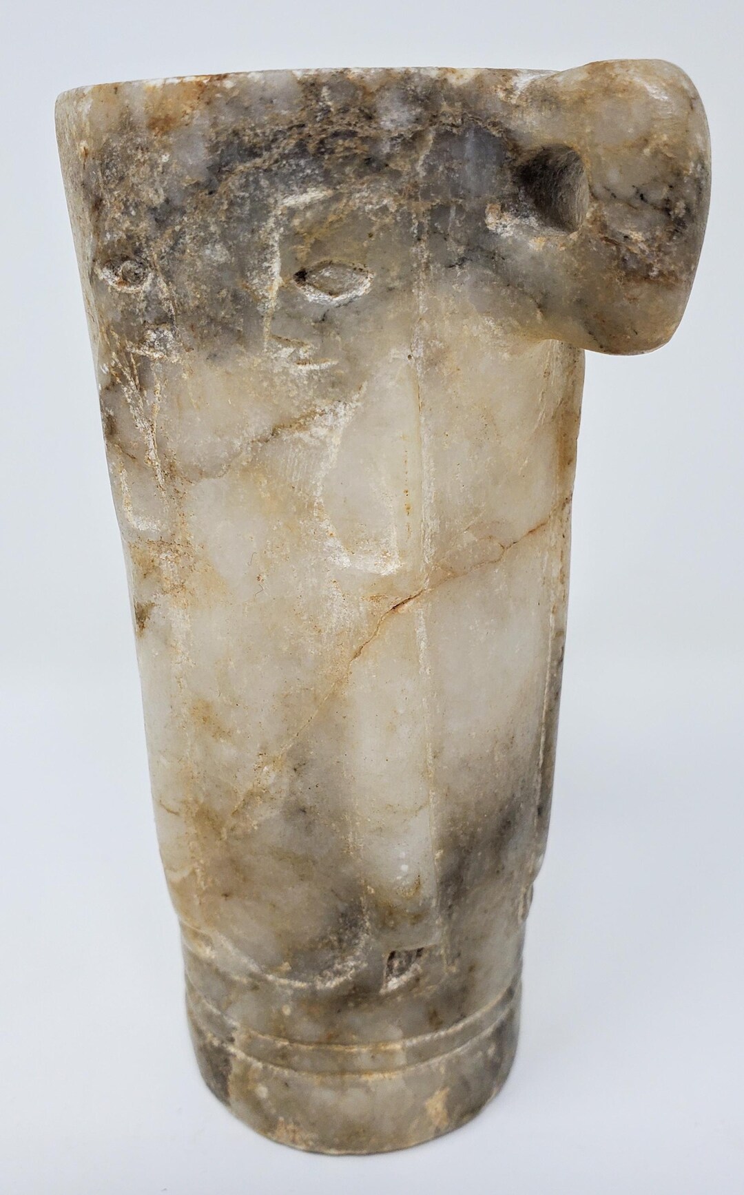 Ancient Egyptian Alabaster Jar / Beaker - Etsy