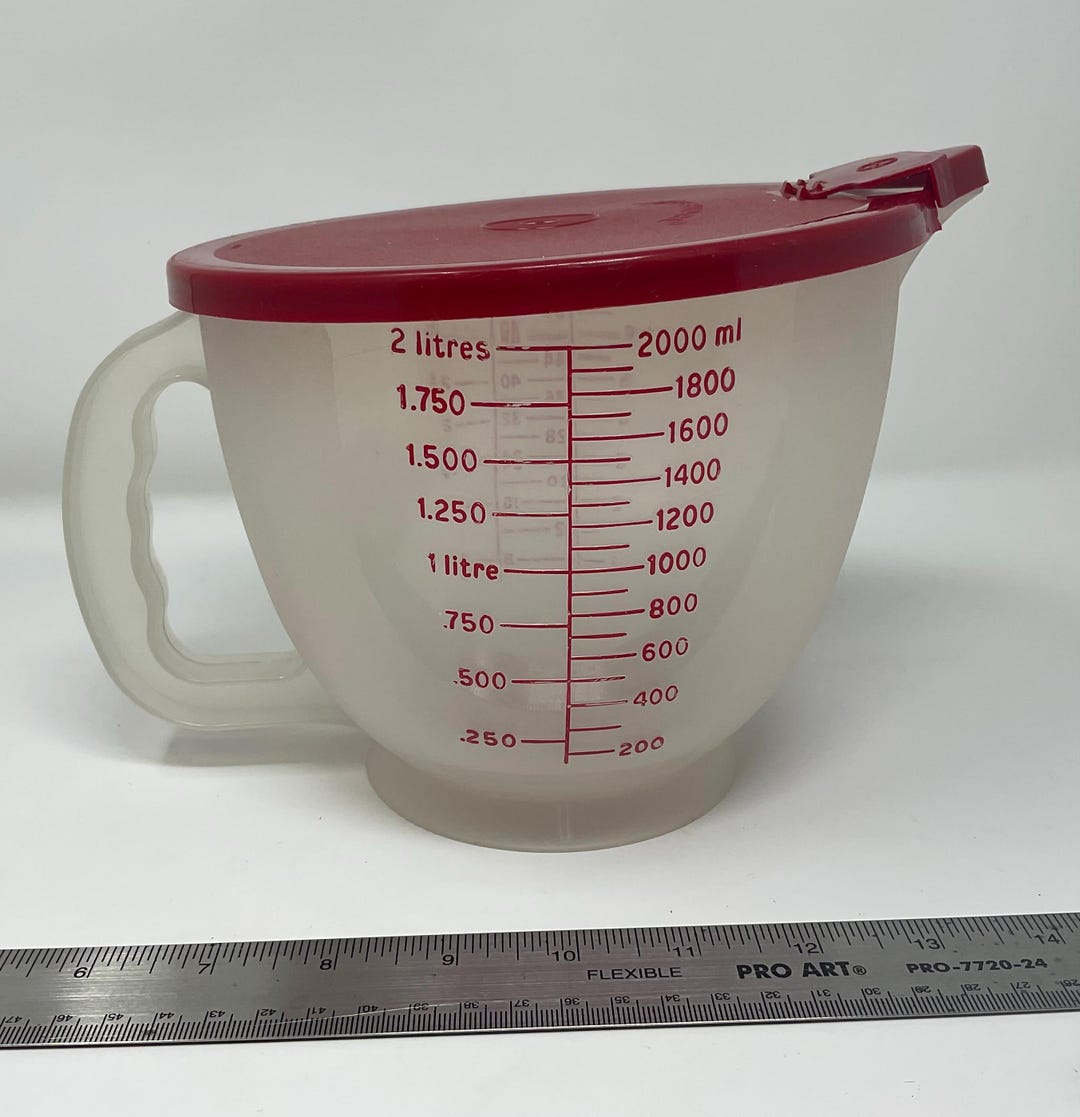 Tupperware 4-cup Mix N Store Measuring Batter Bowl With Lid - Etsy