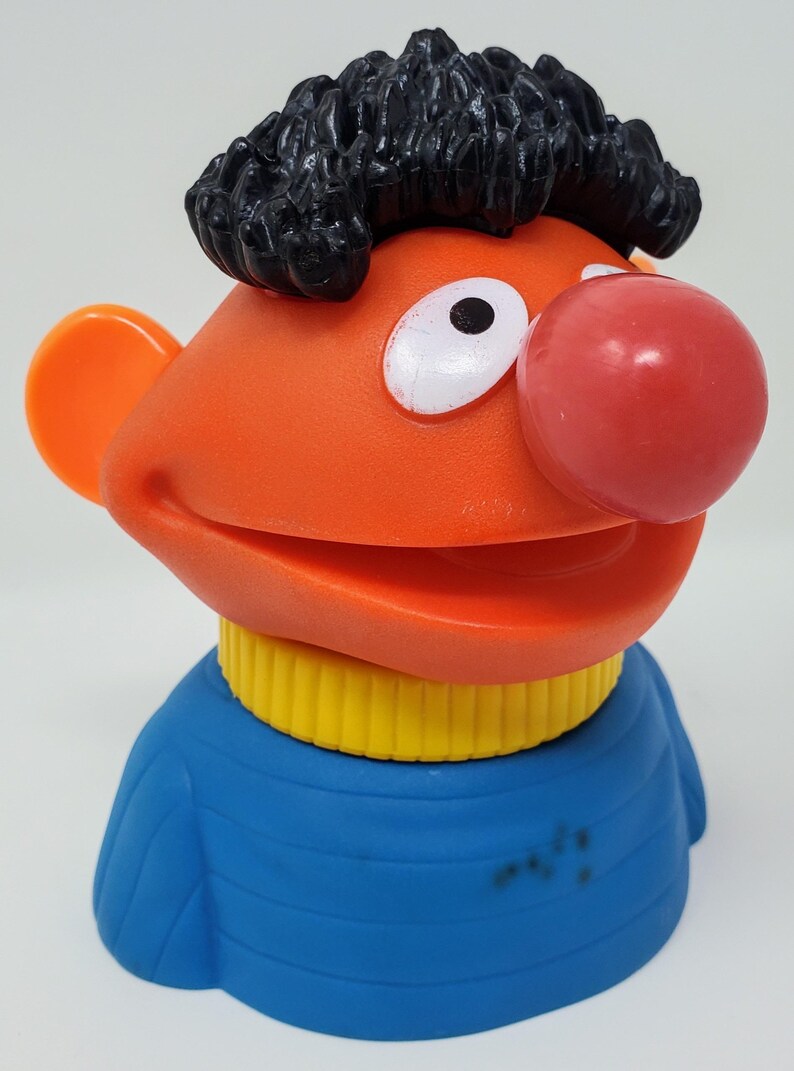 Vintage Sesame Street Ernie Head Puzzle Toy 1978 Muppets (stain) - Etsy