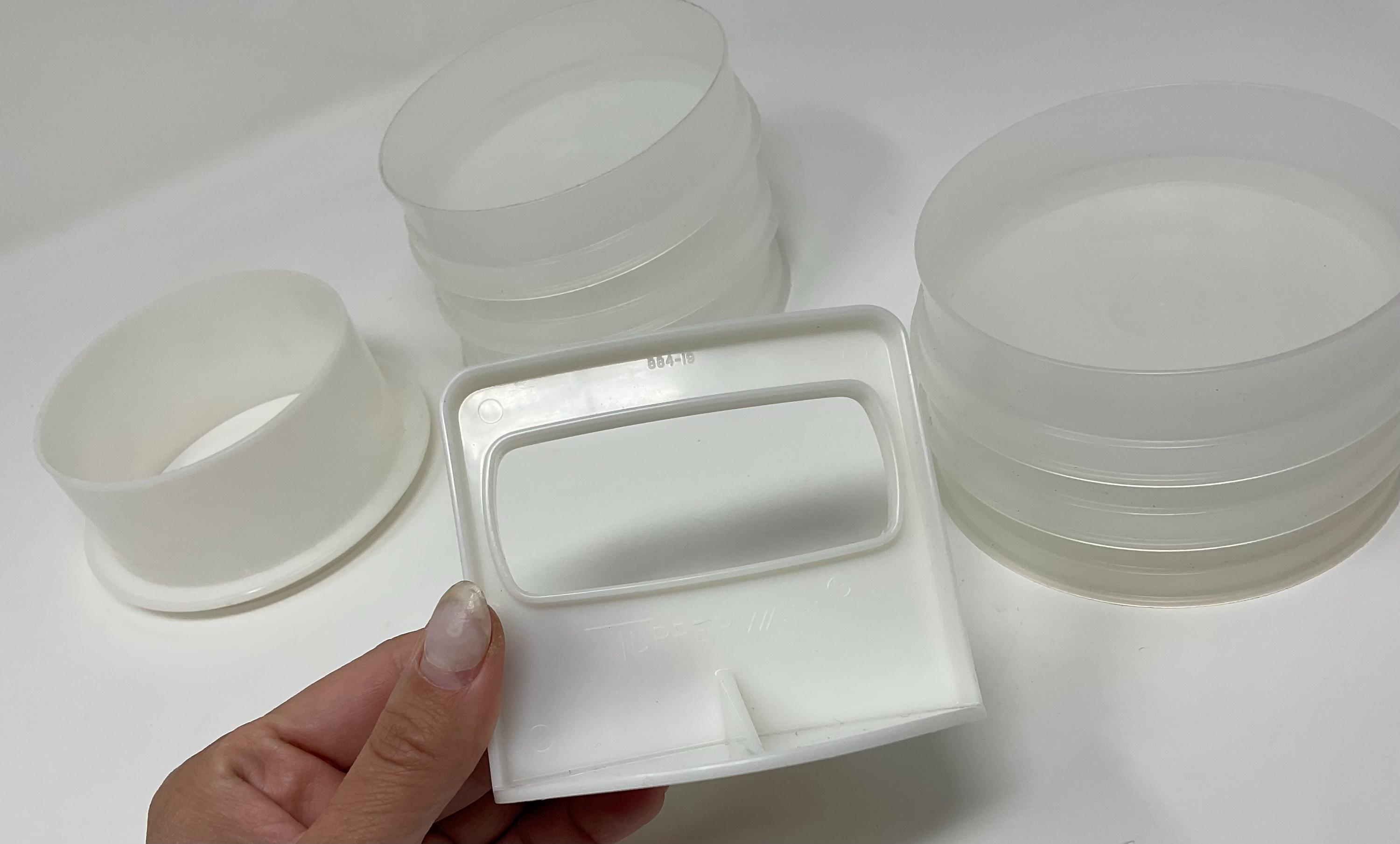 Tupperware Hamburger Press, Tupperware Patty Containers and Press 4 ...