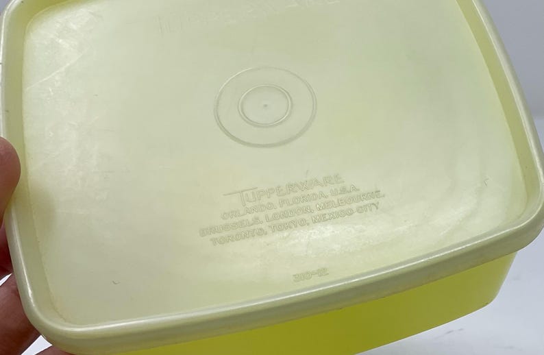 Vintage Tupperware 311-7 Container, Square Sheer Keeper. It's a 16 ...