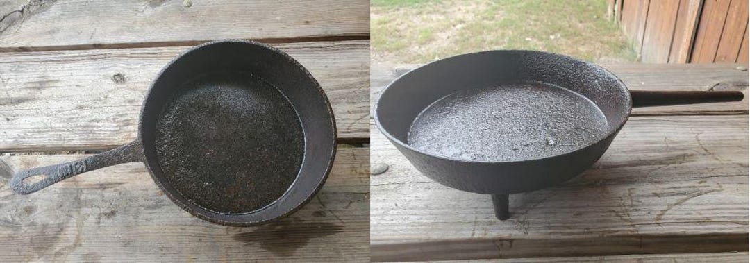 Cast Iron Spider Pan Skillet 3 Legs - Etsy