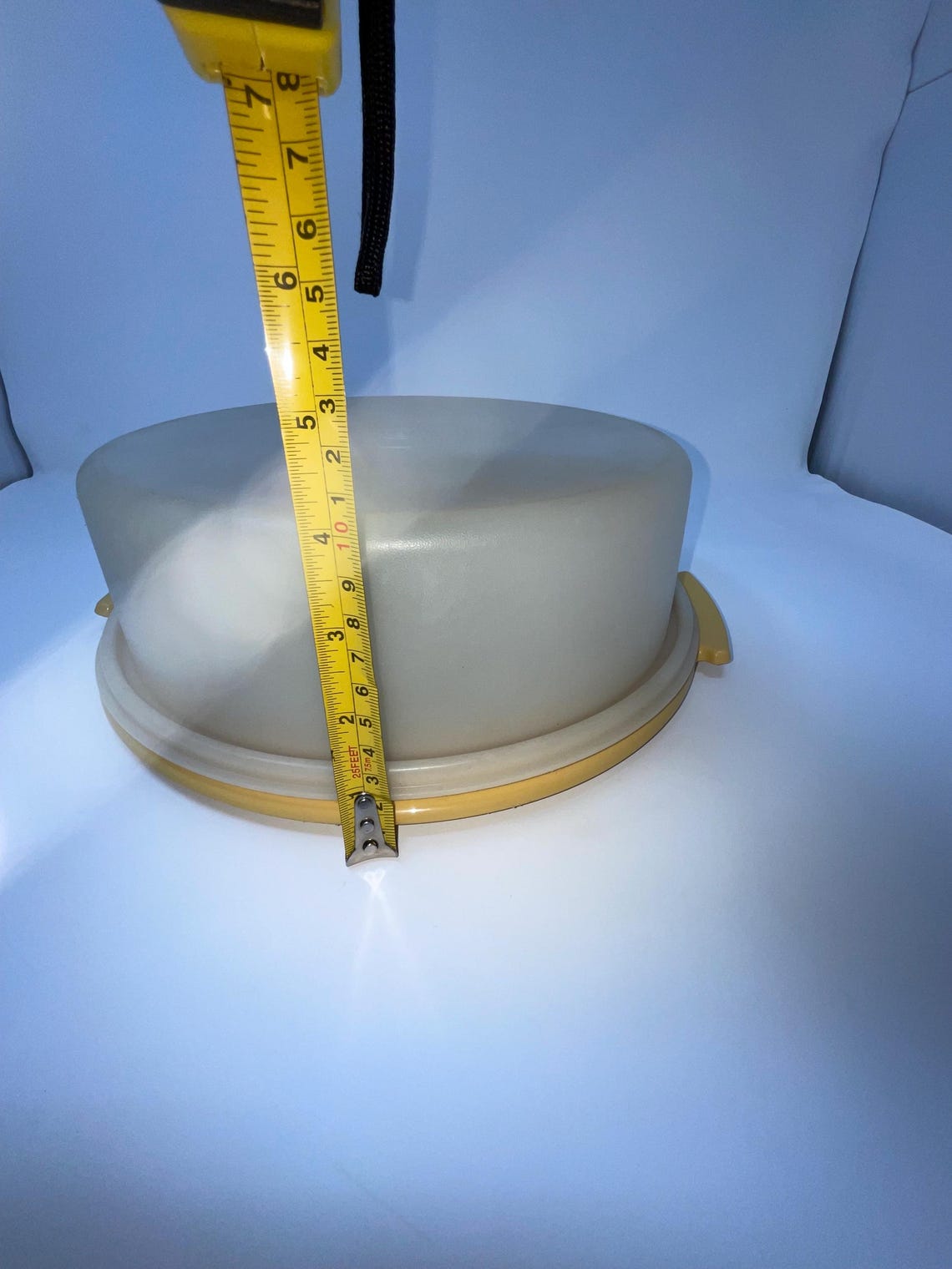 Vintage Tupperware Pie Carrier Harvest Yellow Gold - Etsy