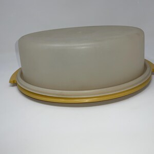 Vintage Tupperware Pie Carrier Harvest Yellow Gold - Etsy