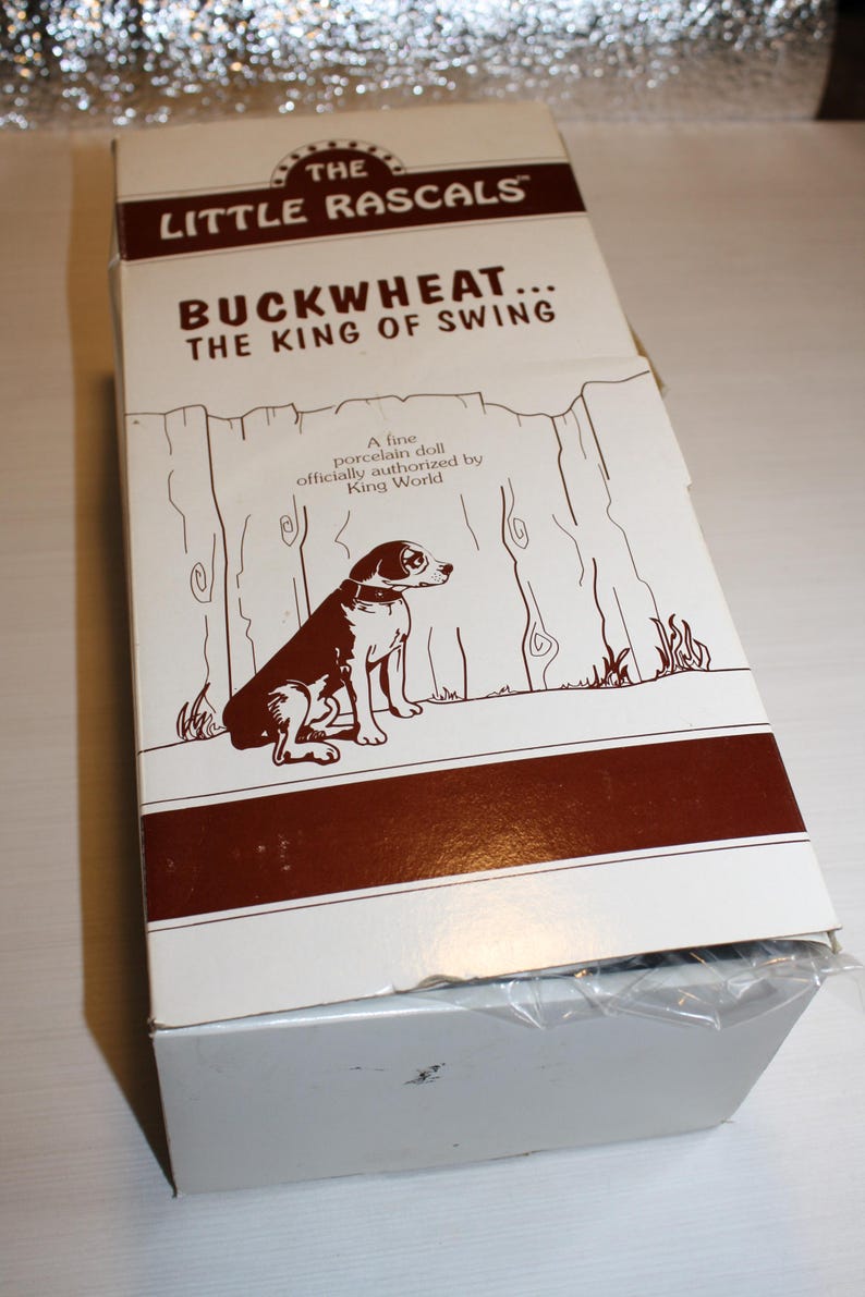 The Little Rascals buckwheat the King of Swing Porcelain Doll - Etsy