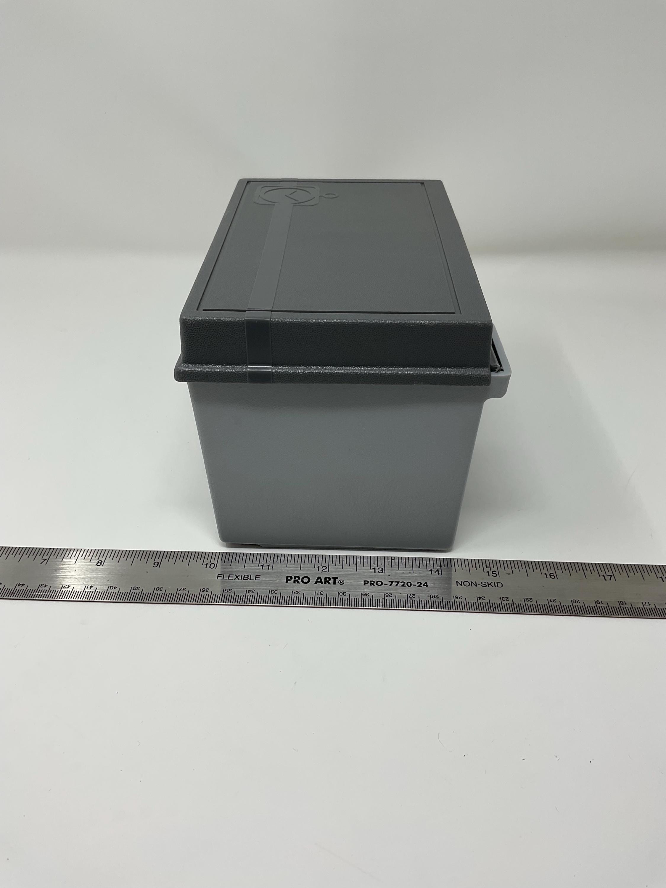 Vintage Rectangular Plastic Document Letter File Box Storage - Etsy