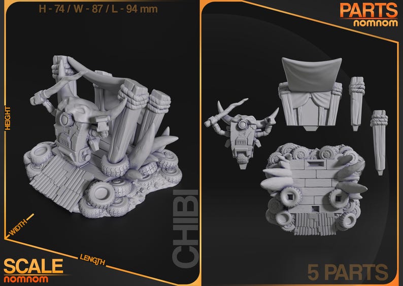 Chibi Claptrap - Borderlands 3D Print Model - Etsy
