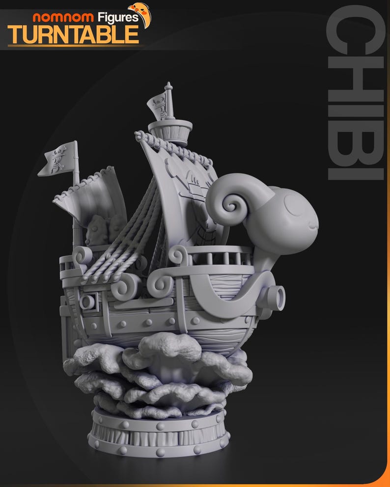 Chibi Going Merry - One Piece - 3D Print Model - Etsy