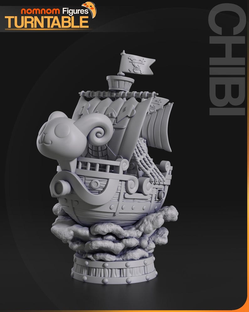 Chibi Going Merry - One Piece - 3D Print Model - Etsy