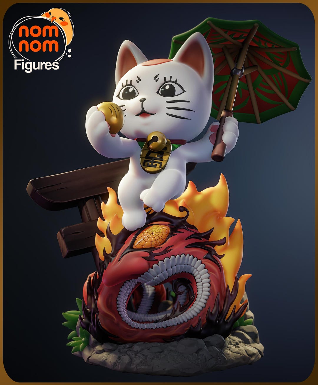 Chibi Turbo Granny Cat - Dandadan 3D Print Model - Etsy