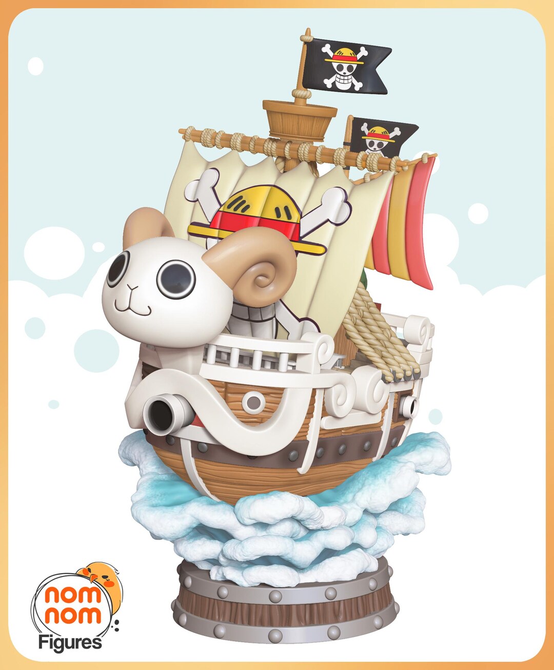 Chibi Going Merry - One Piece - 3D Print Model - Etsy