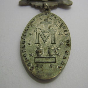 Vintage Religious OUR LADY of Sodality Religious Medal Pendant Charm - Etsy