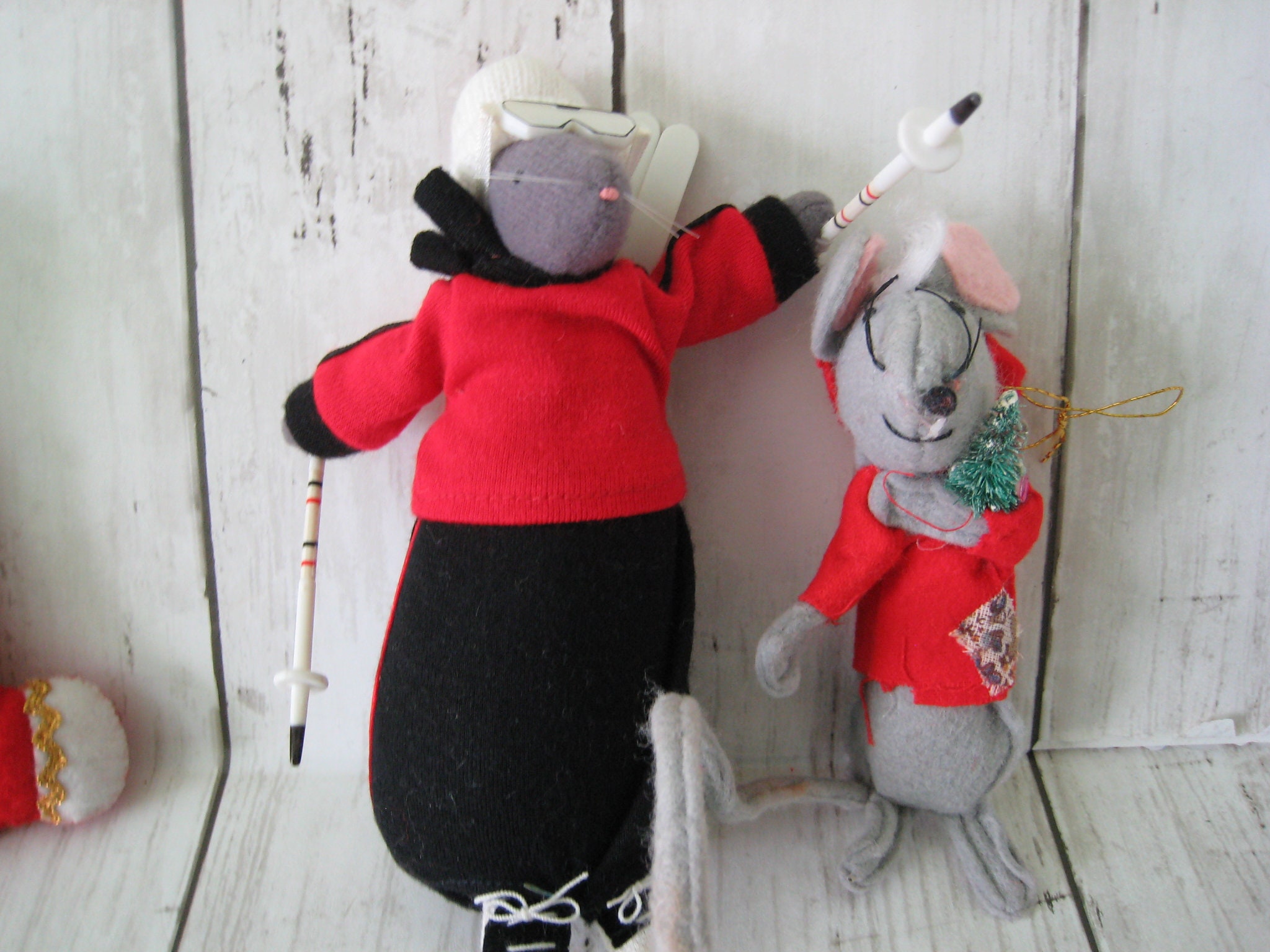 Vintage Mouse Ornament Collection 10 Piece Russ Mr Christmas - Etsy