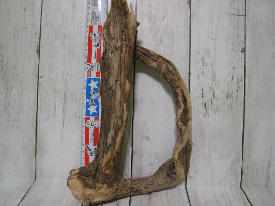 Driftwood Letter D Alphabet Wood Letters Nature Made - Etsy