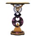 Purple Table, Purple Gold End Table, Majestic Eclectic Abstract Table ...